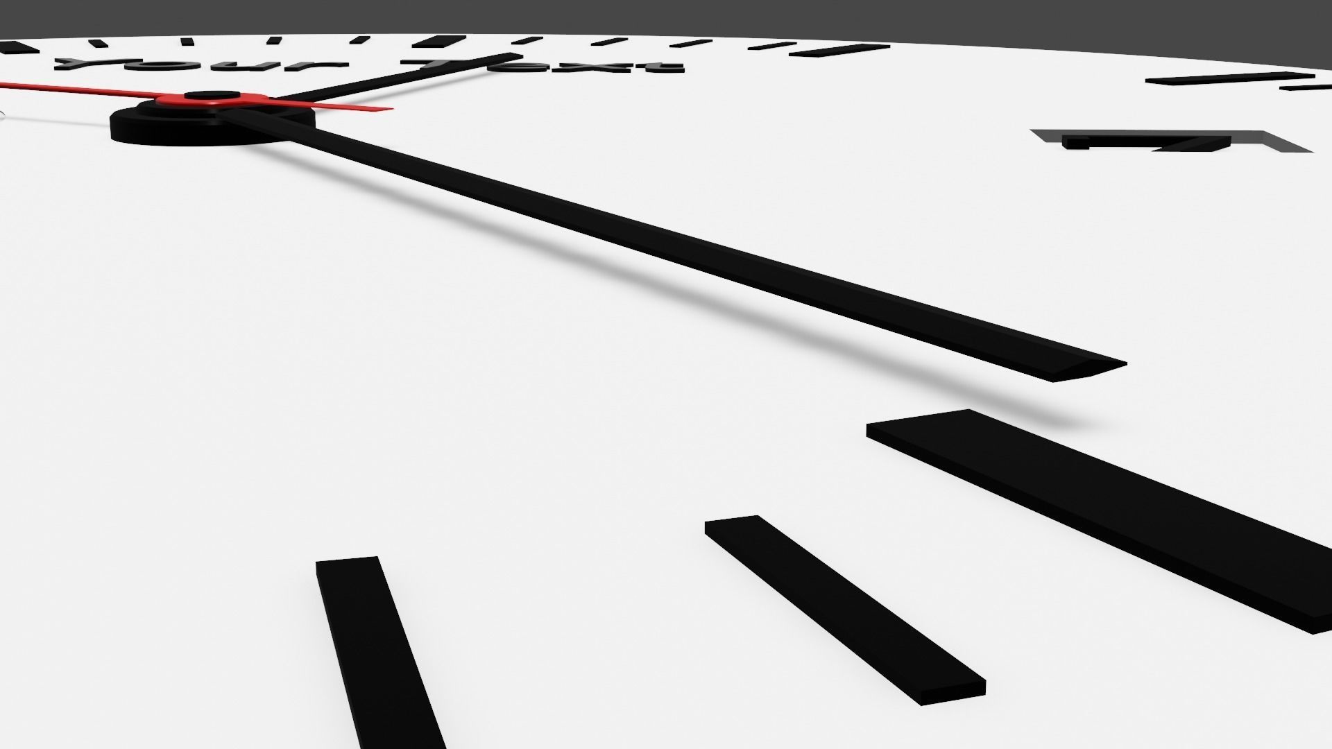 Watch dial free 3D model | CGTrader