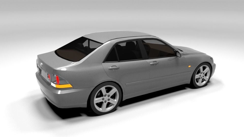 3D model LEXUS IS 200 LOWPOLY VR / AR / low-poly | CGTrader