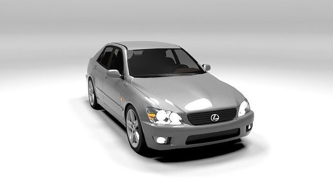 3D model LEXUS IS 200 LOWPOLY VR / AR / low-poly | CGTrader