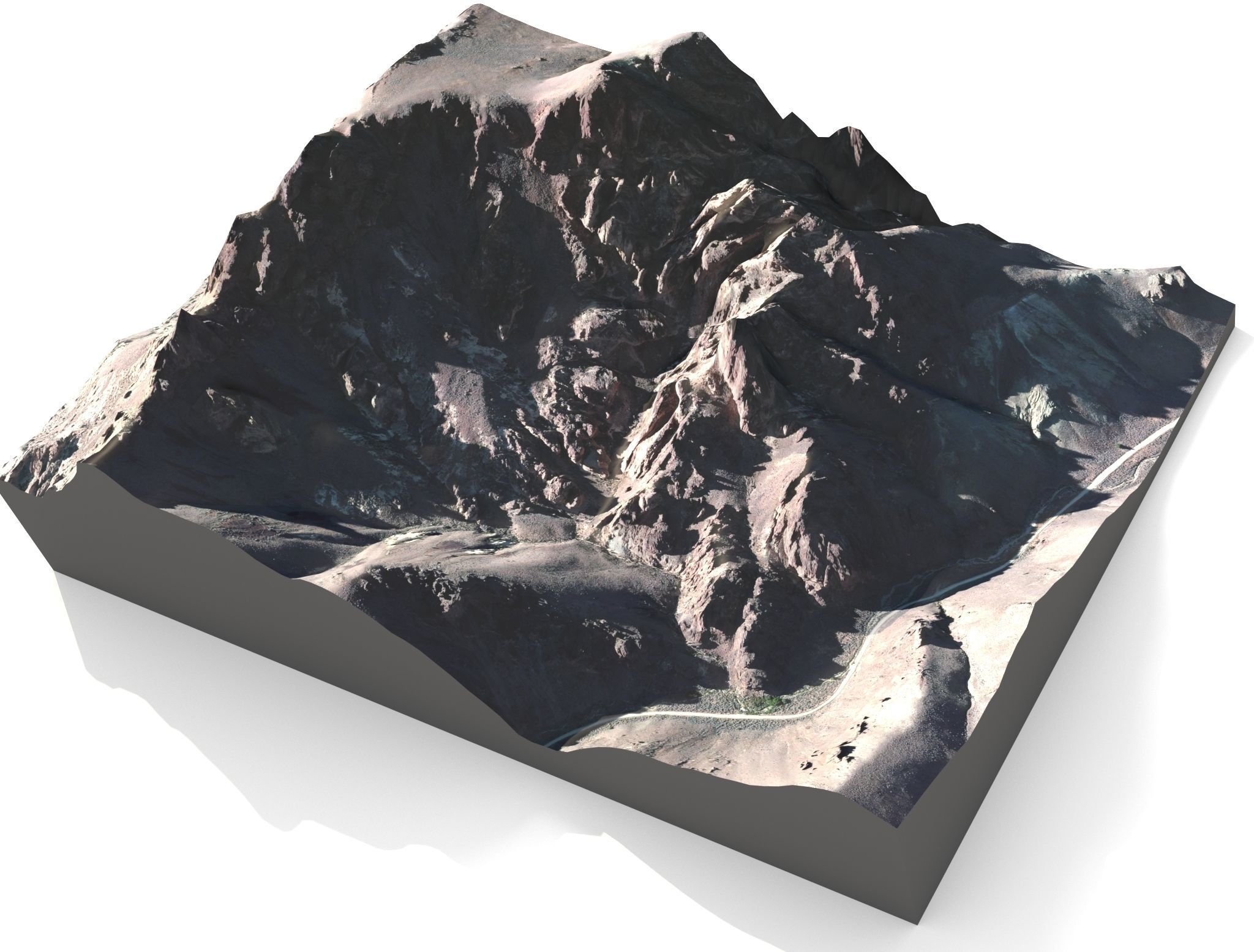 Mountain landscape 3D model | CGTrader