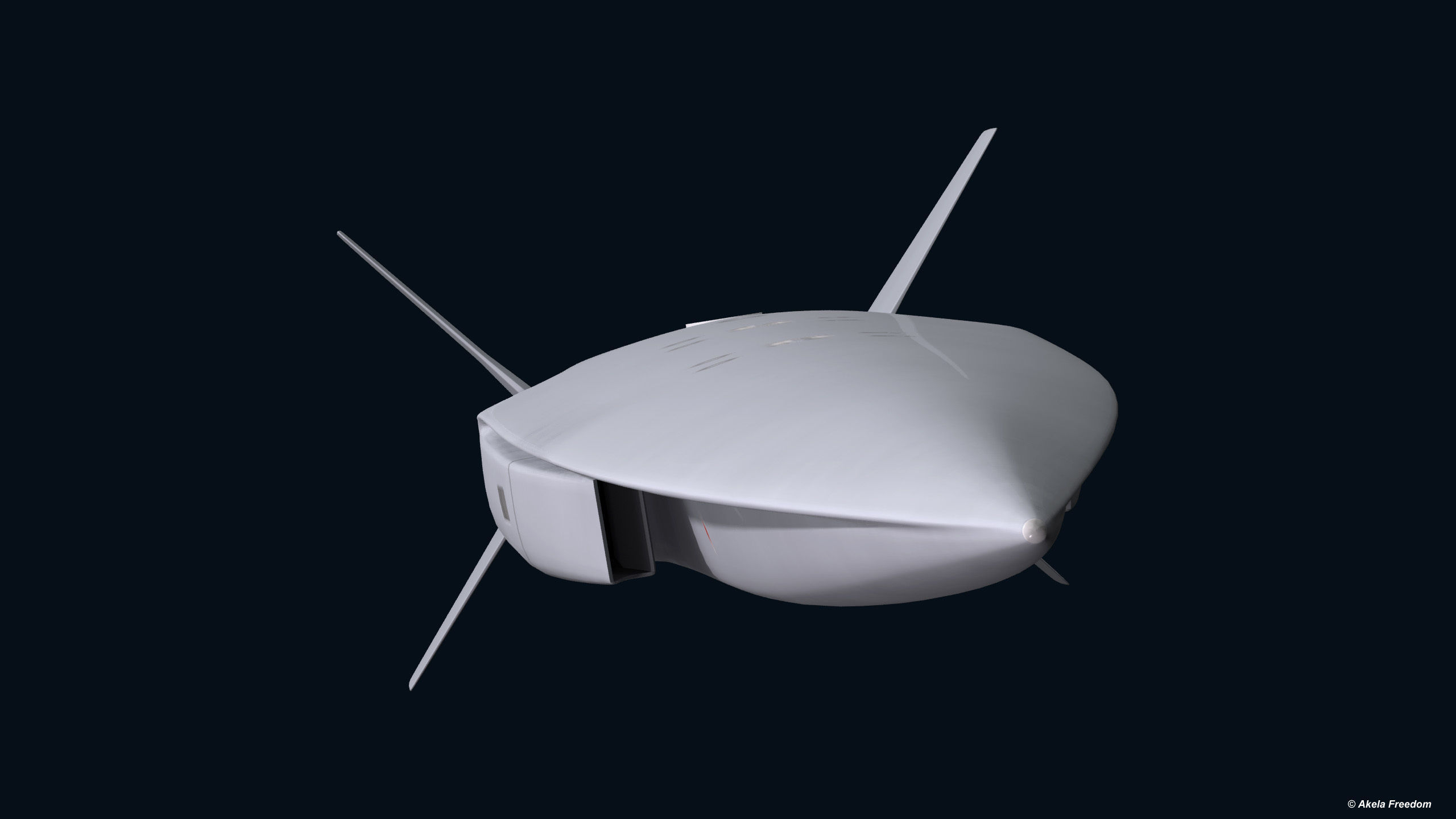 ASN4G - Air-sol Nucleaire de 4e Generation 3D model animated | CGTrader