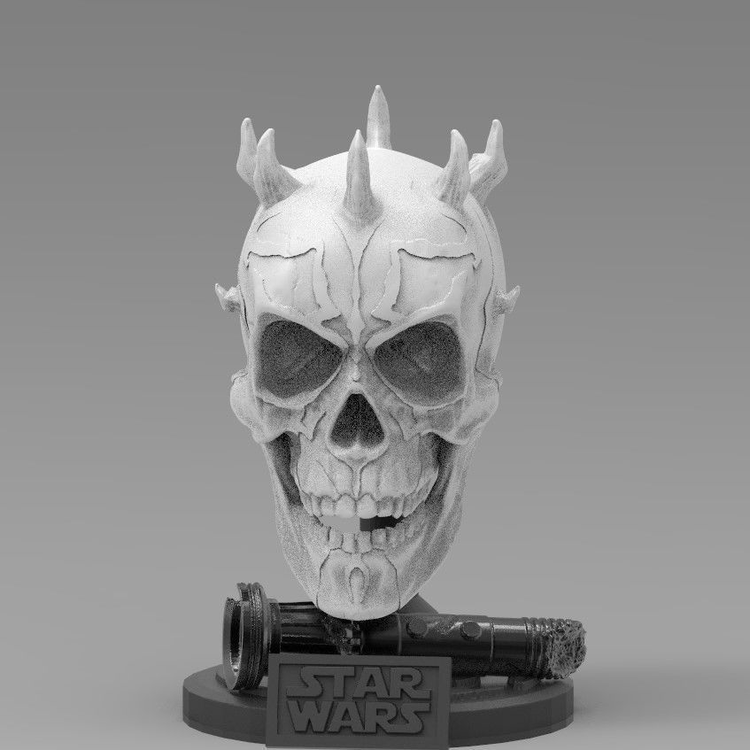 DARTH MAUL SKULL 3D model 3D printable | CGTrader