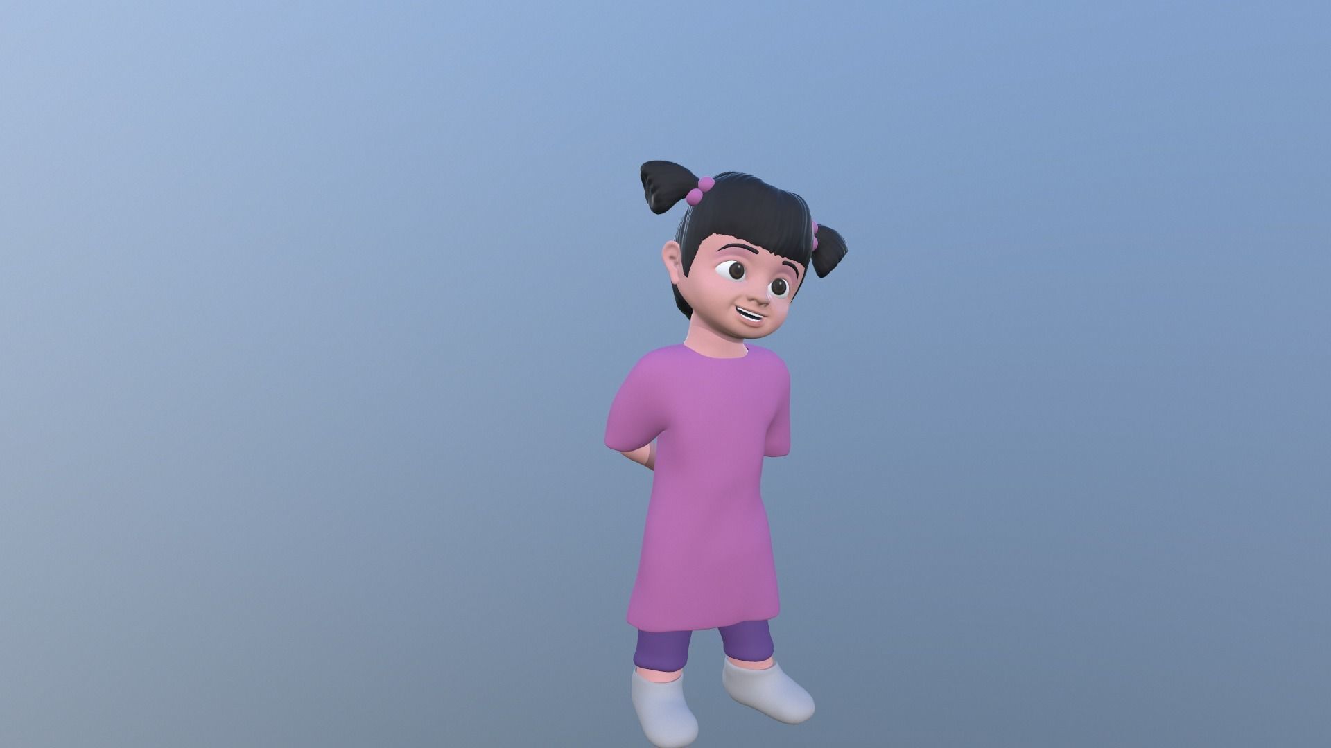 Boo from Monsters inc 3D model 3D printable | CGTrader
