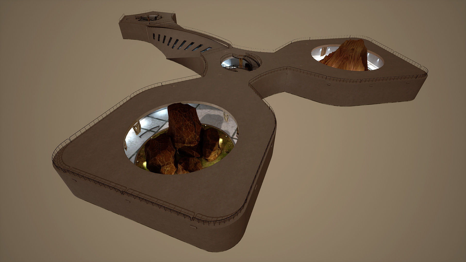 3D model Gallery of Nature VR / AR / low-poly | CGTrader