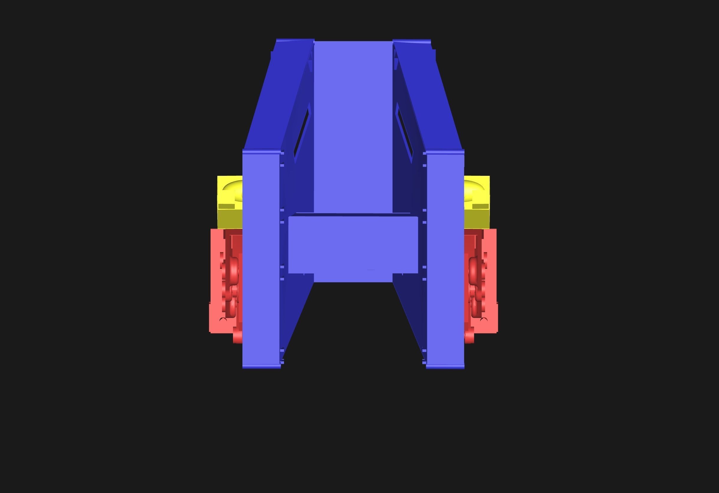 XTI PASSIVE DYNAMIC ROBOT WALKER 3D model 3D printable | CGTrader