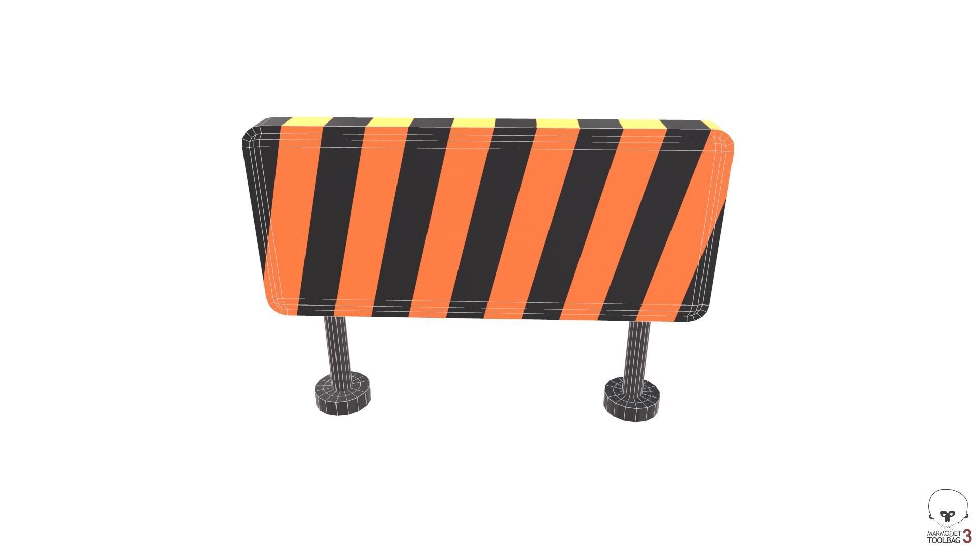 3D model Hurdle Traffic Barrier VR / AR / low-poly | CGTrader
