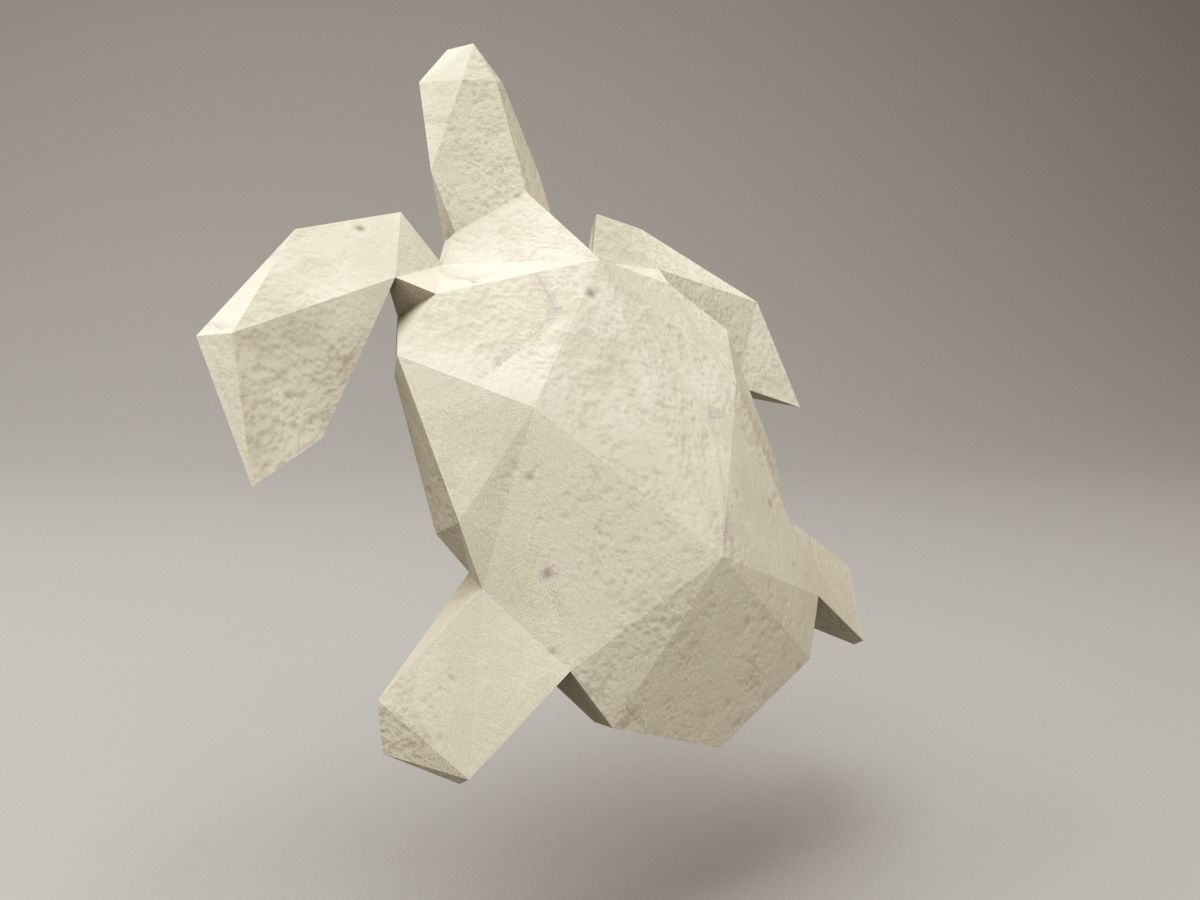 Modern Sculpture of Turtle 3D model 3D printable | CGTrader