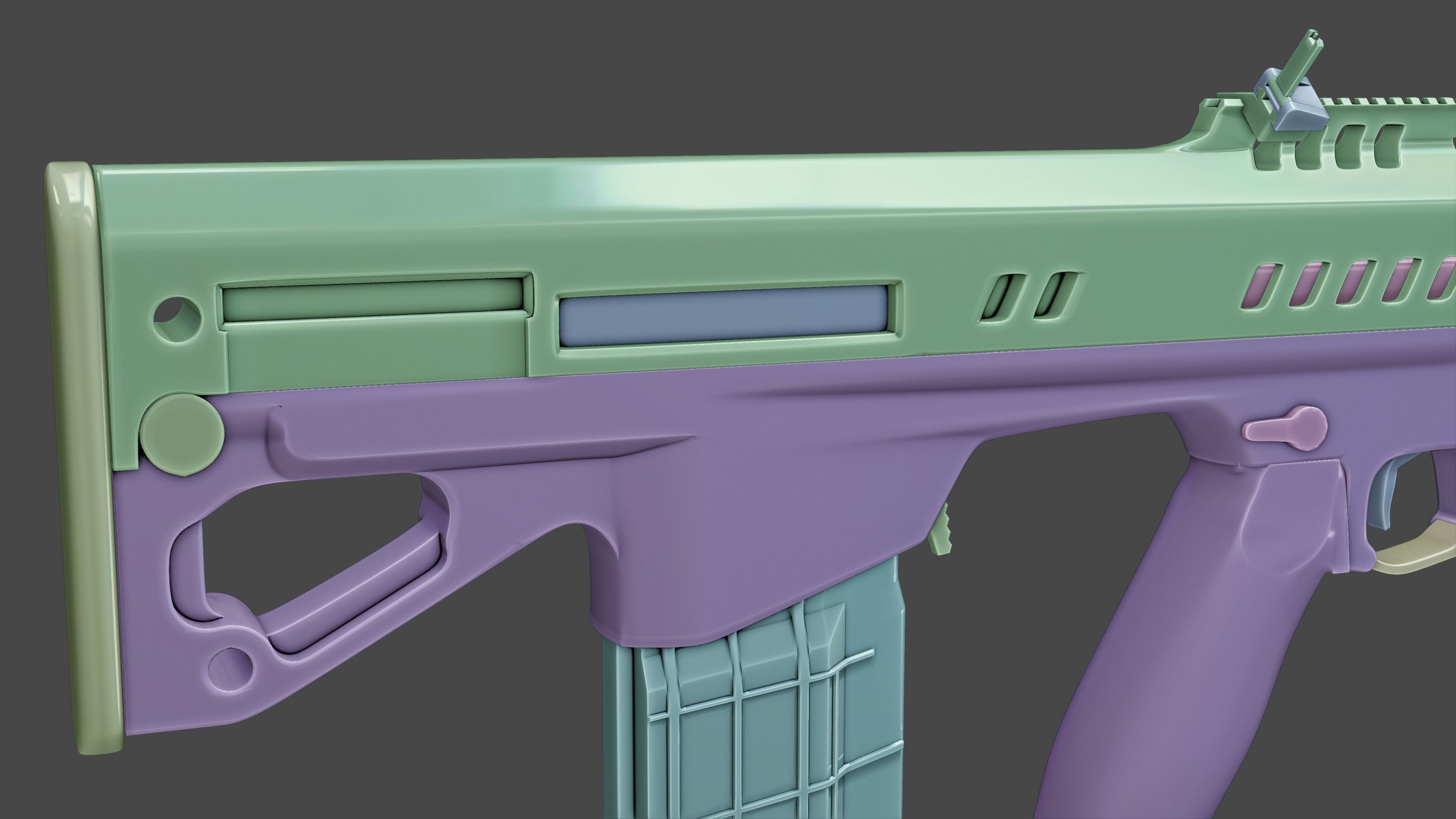 3D model RN227 Probable New Service Rifle Of US Army VR / AR / low-poly ...