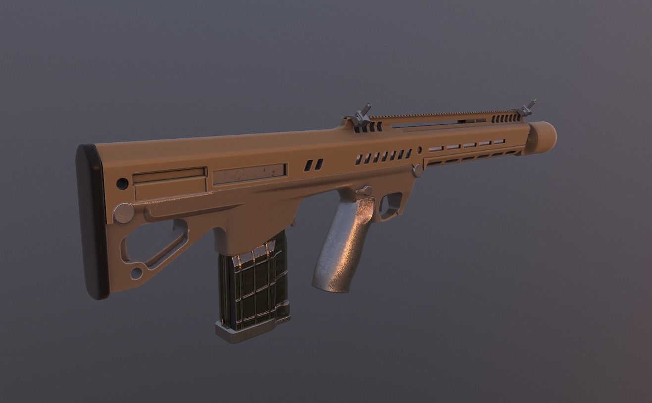 3D model RN227 Probable New Service Rifle Of US Army VR / AR / low-poly ...