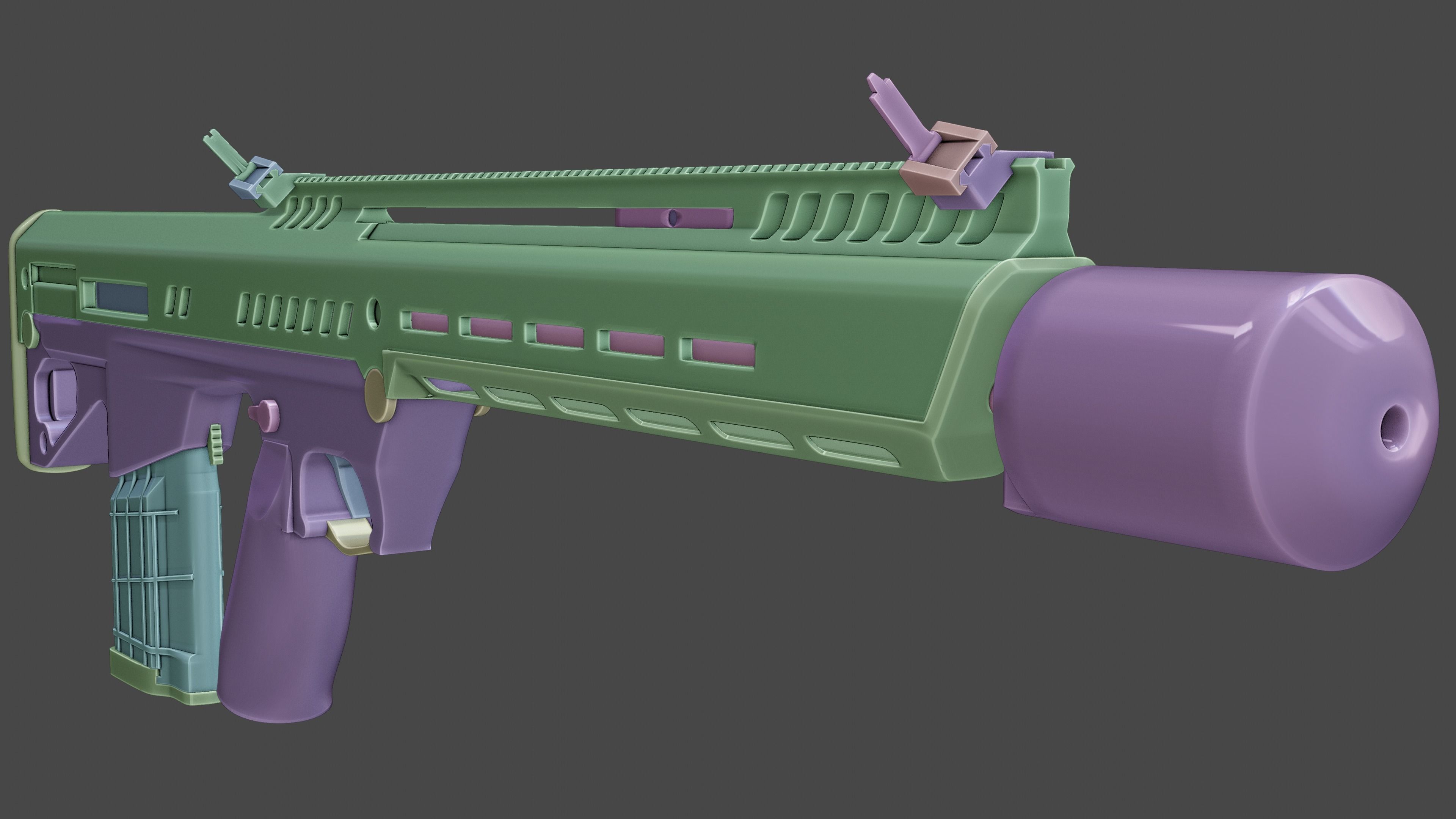 3D model RN227 Probable New Service Rifle Of US Army VR / AR / low-poly ...