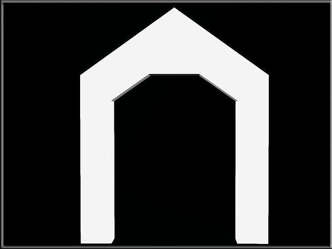 3D model Triangular shaped Arch 05 VR / AR / low-poly | CGTrader