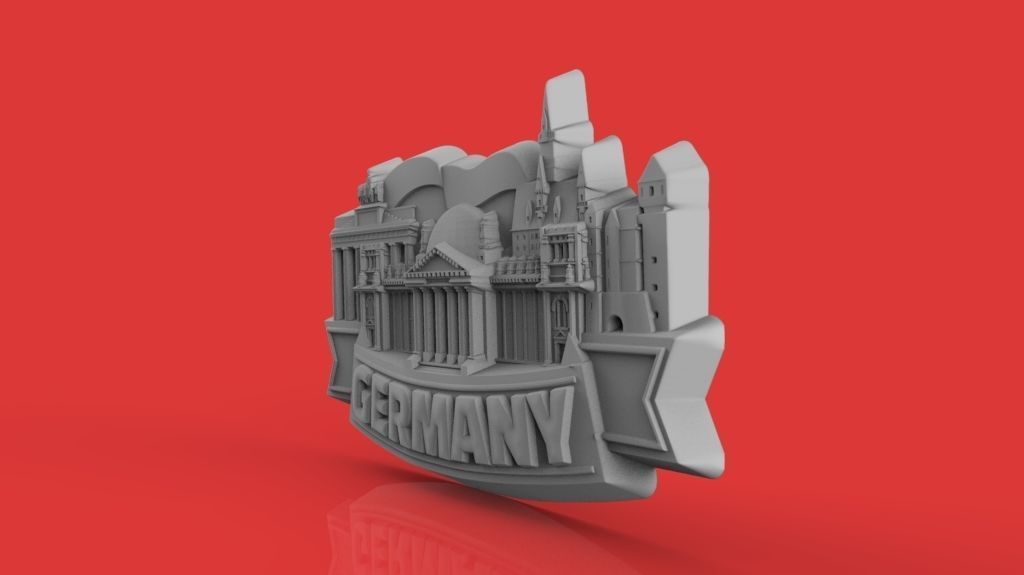 germany souvenir 3D model 3D printable | CGTrader
