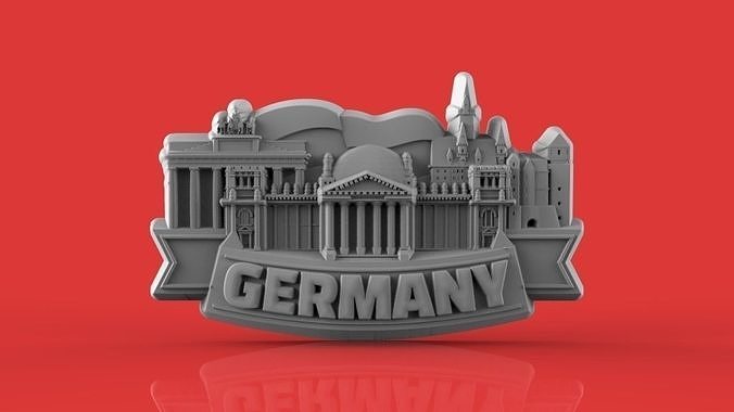 germany souvenir 3D model 3D printable | CGTrader