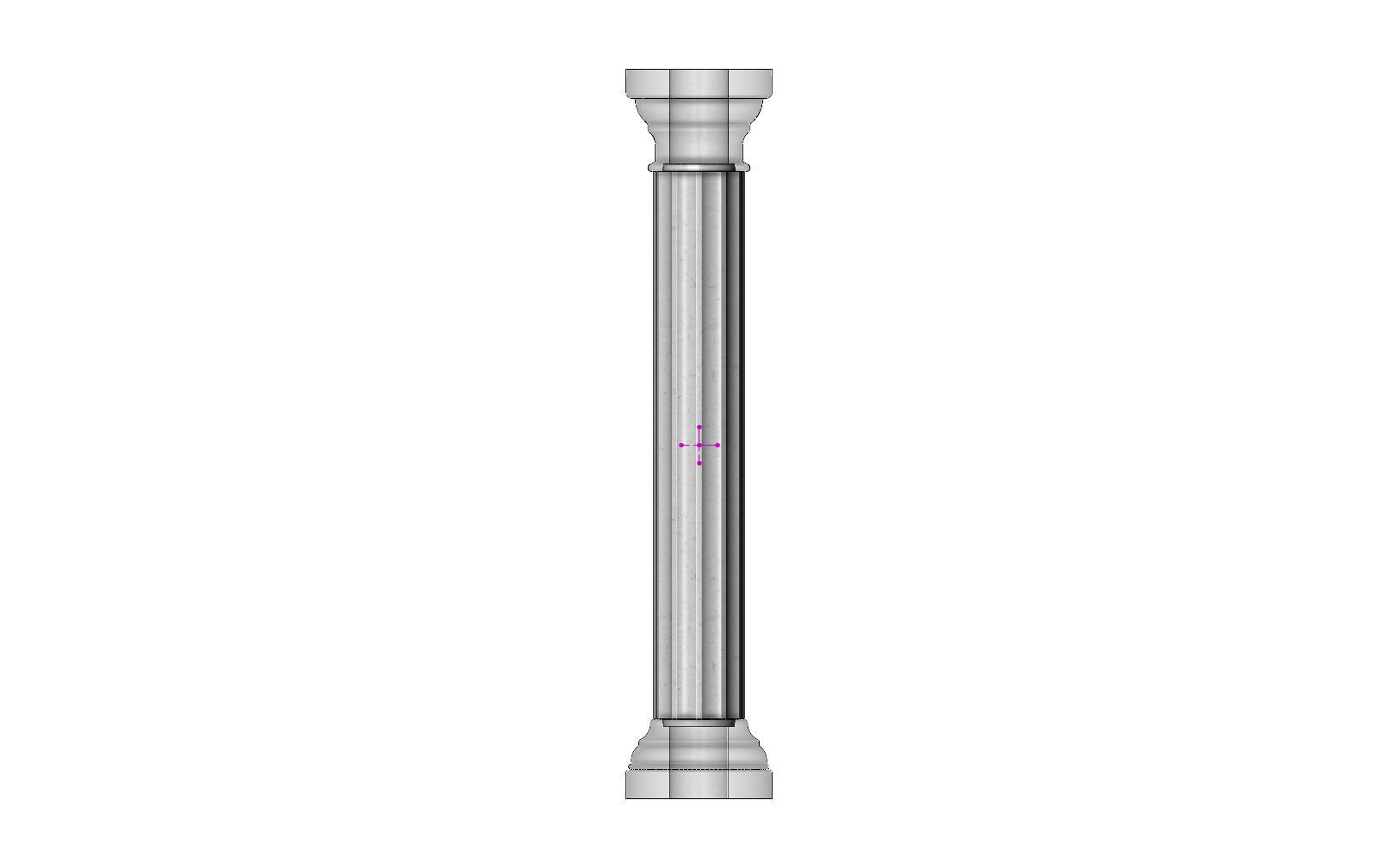Classical plaster or wood column 3D model 3D printable | CGTrader