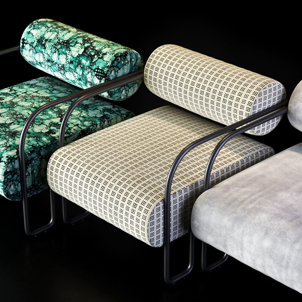 Kelly Wearstler Ardent Club Chair 3D model | CGTrader