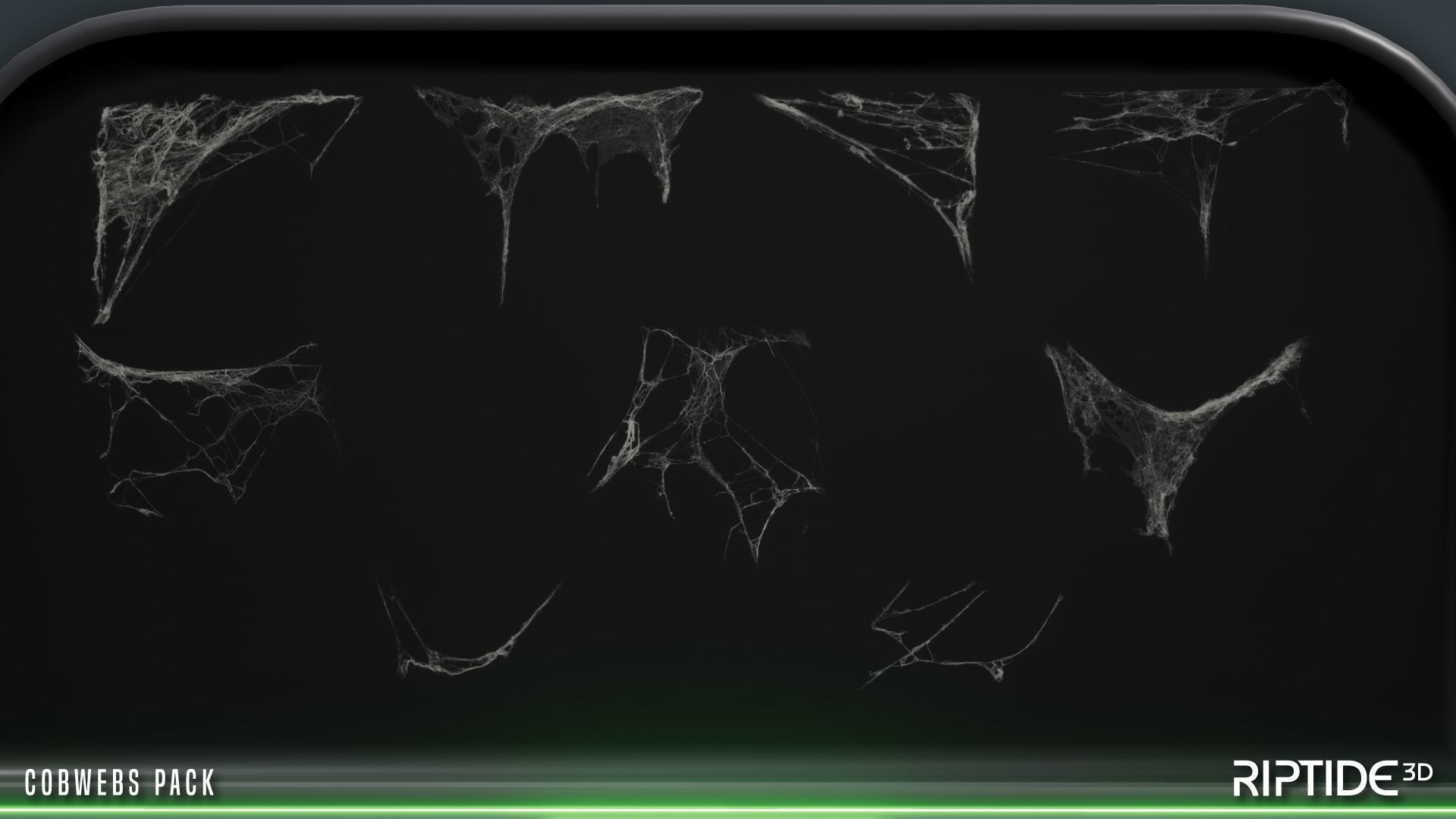 3D model Cobwebs Pack VR / AR / low-poly | CGTrader