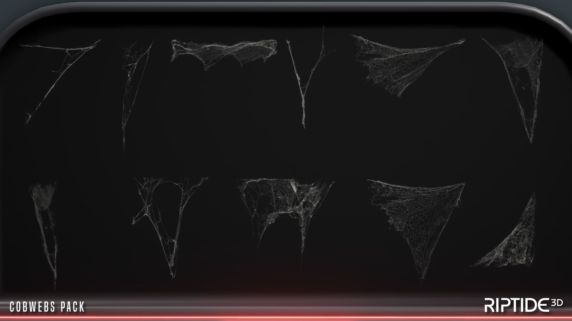 3D model Cobwebs Pack VR / AR / low-poly | CGTrader