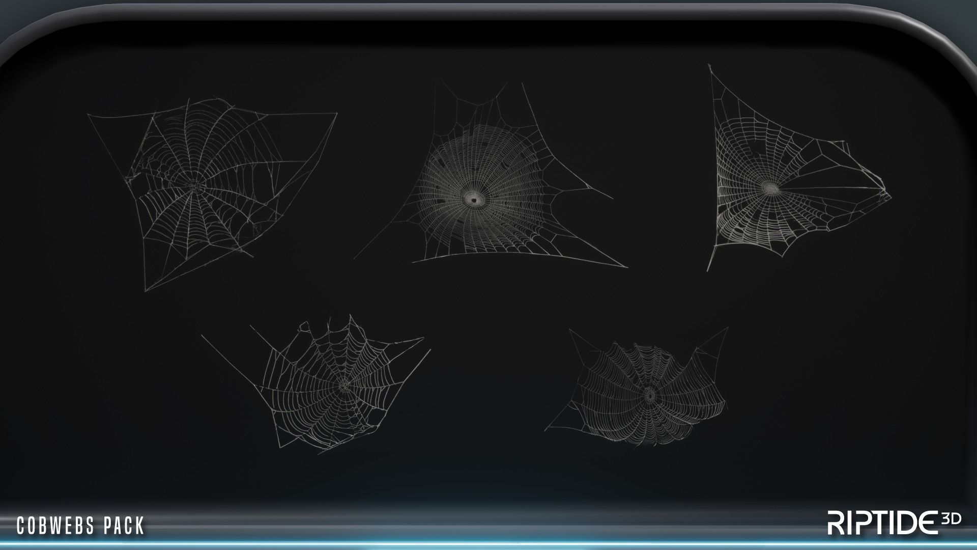 3D model Cobwebs Pack VR / AR / low-poly | CGTrader