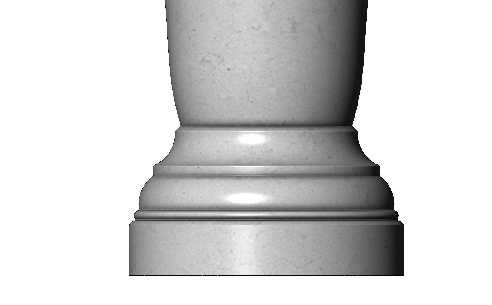 Curved classical column 3D model 3D printable | CGTrader