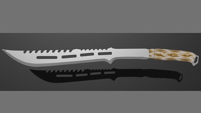 3D model Machete VR / AR / low-poly | CGTrader