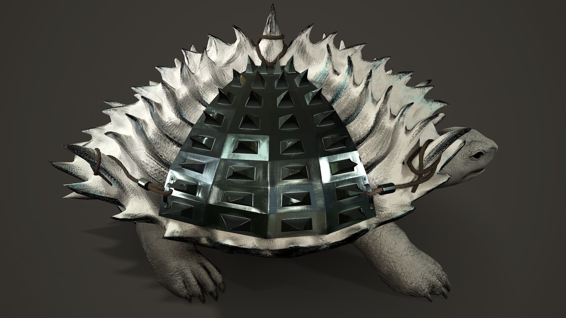 3D model Stylized Armored tortoise - Tortashidze VR / AR / low-poly ...