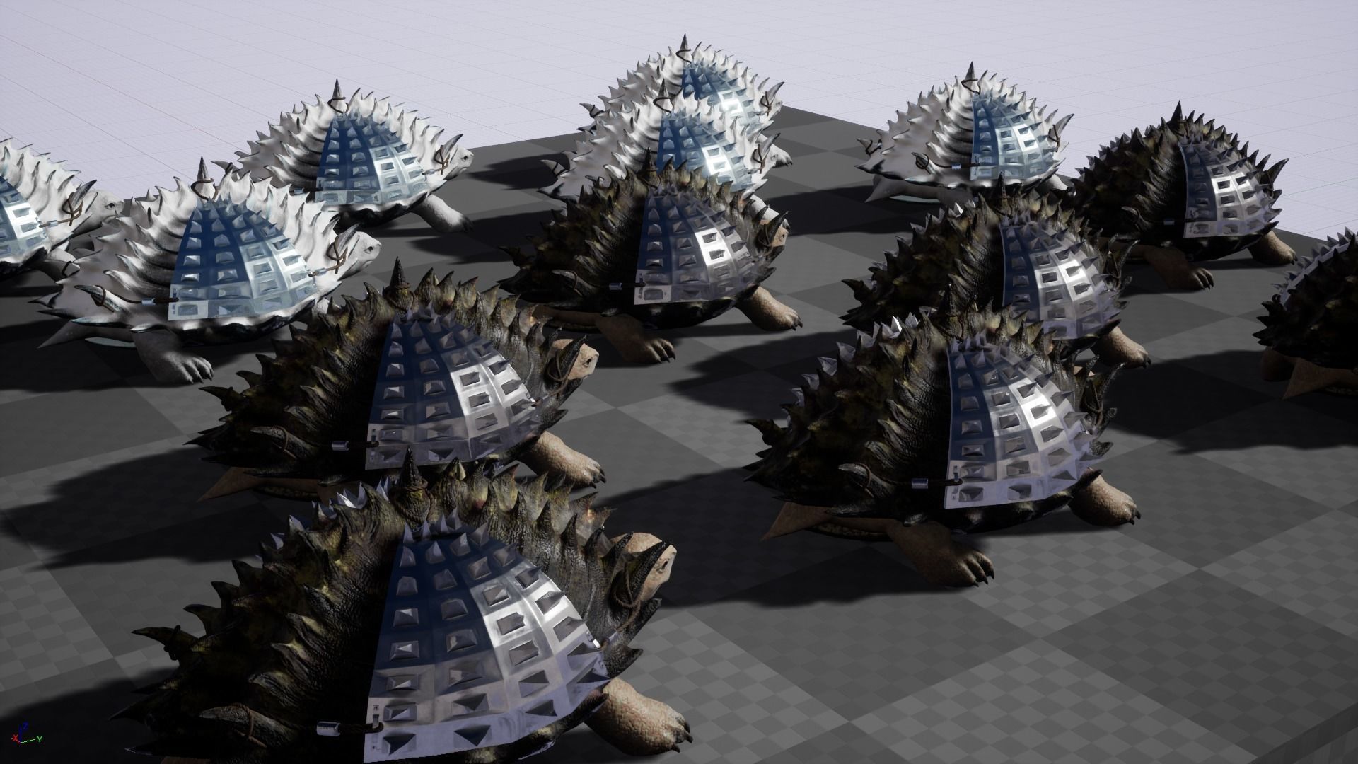 3D model Stylized Armored tortoise - Tortashidze VR / AR / low-poly ...