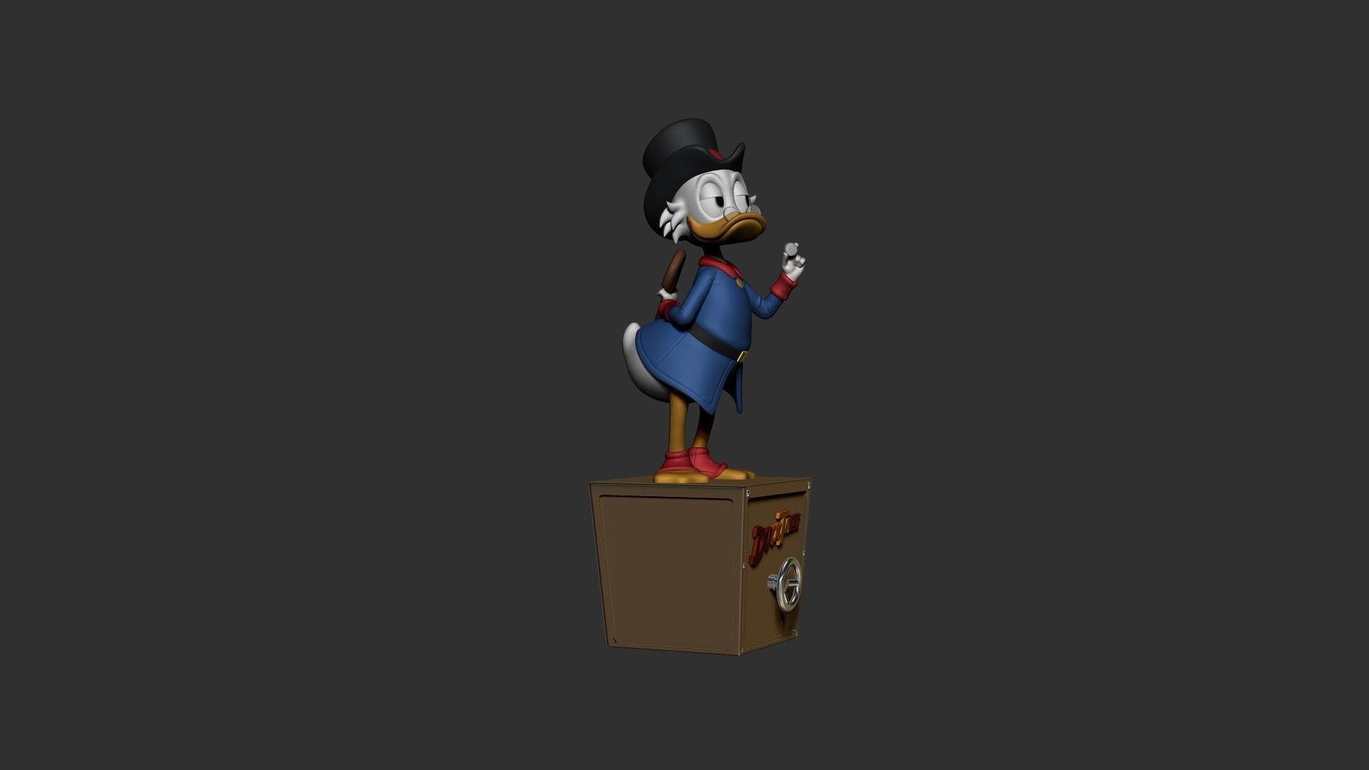 Uncle Scrooge - Scrooge McDuck 3D model 3D printable | CGTrader