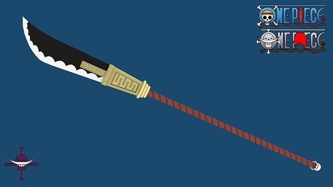 3D model ONE PIECE Whitebeards Weapon VR / AR / low-poly | CGTrader