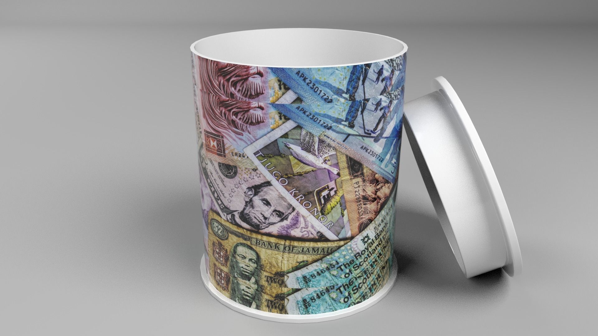 3D model Box Money VR / AR / low-poly | CGTrader