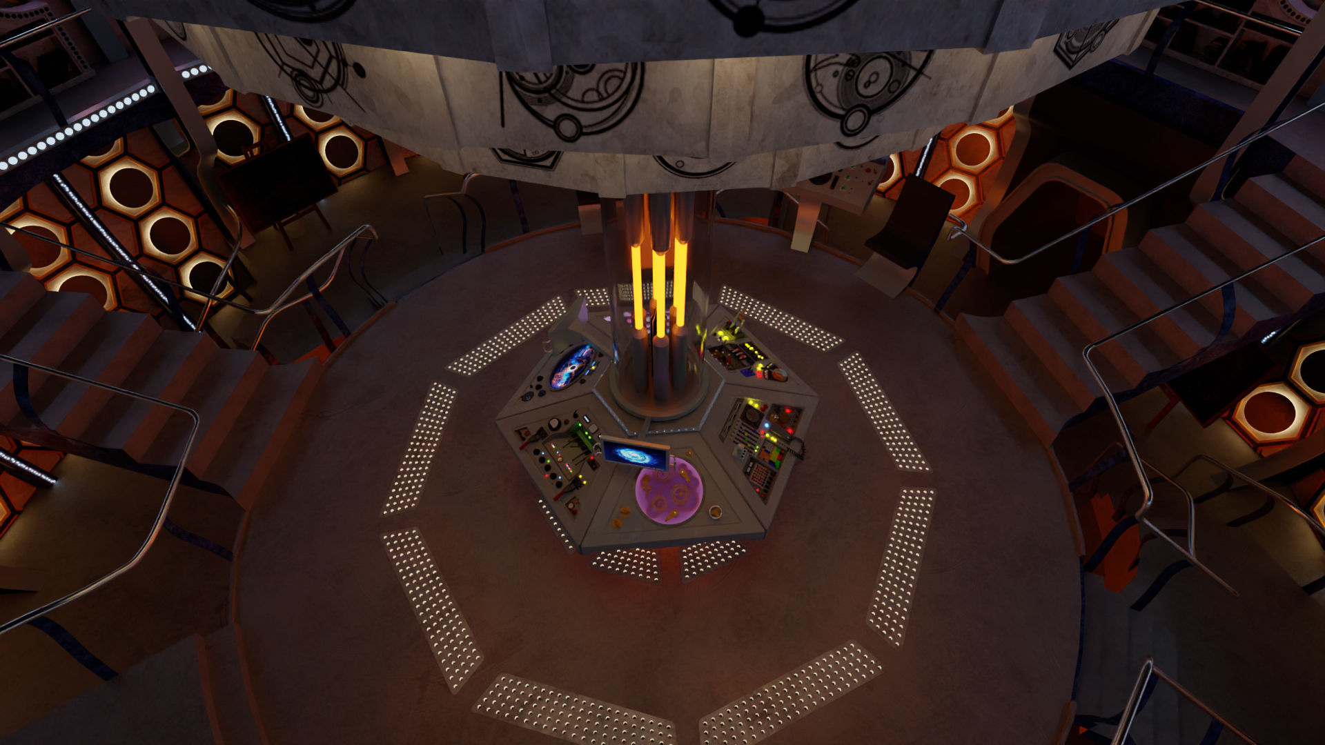 TARDIS - Exterior AND Interior - Smith and Capaldi Design 3D model ...