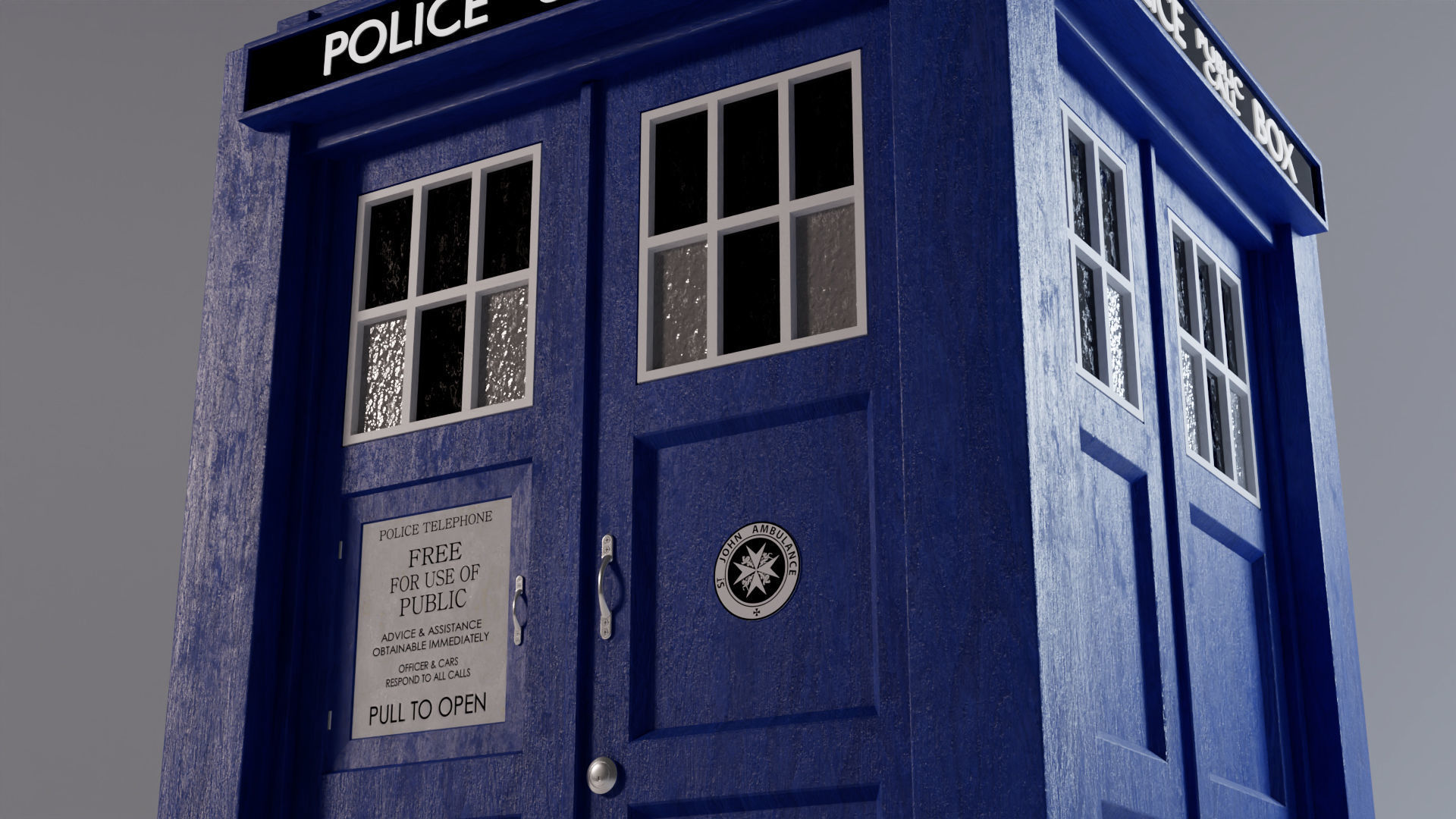 TARDIS - Exterior AND Interior - Smith and Capaldi Design 3D model ...