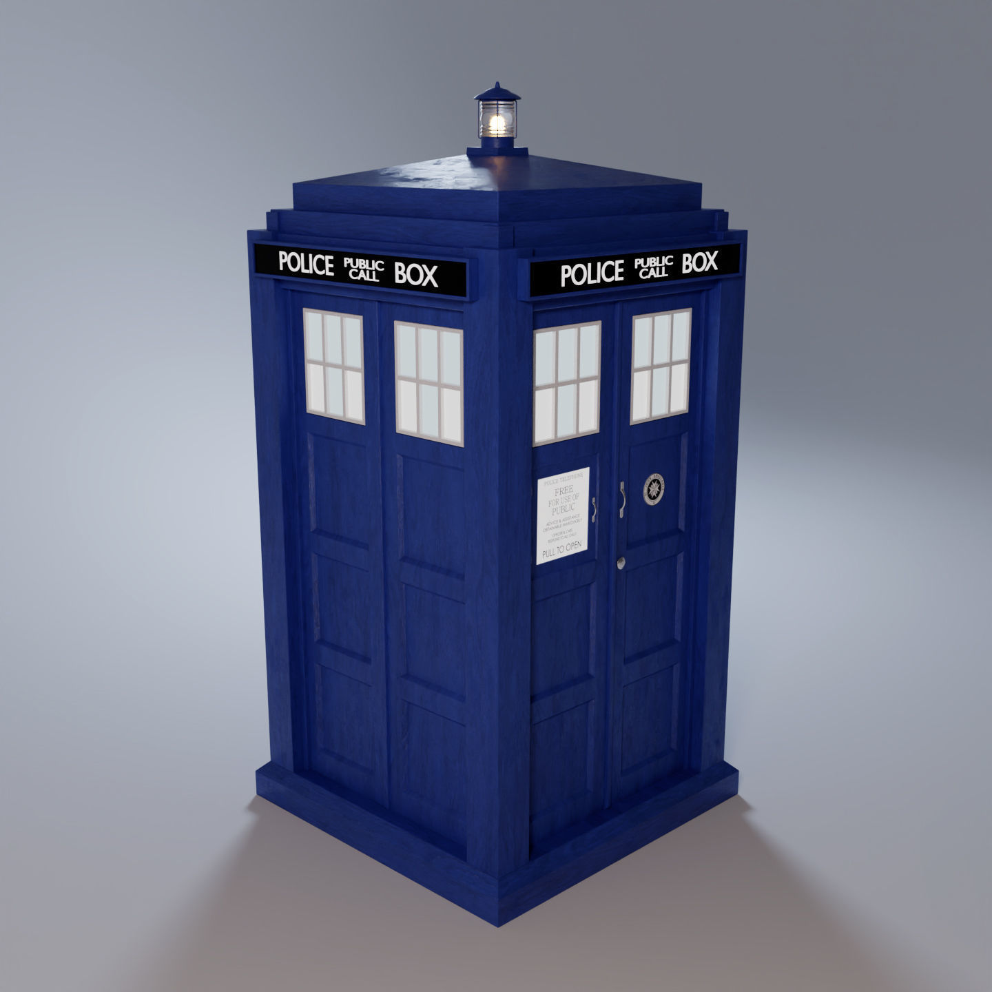 TARDIS - Exterior AND Interior - Smith and Capaldi Design 3D model ...