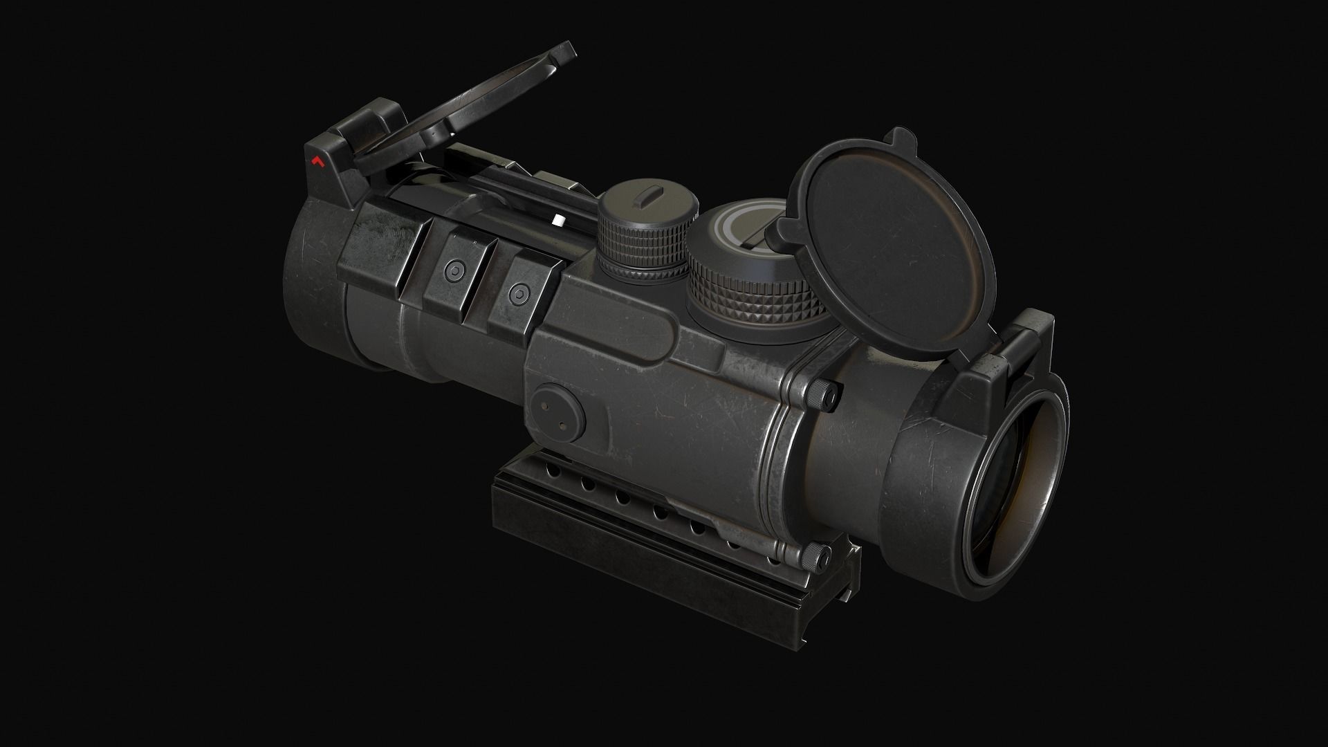 3D model Scope 4X Vortex Spitfire VR / AR / low-poly | CGTrader