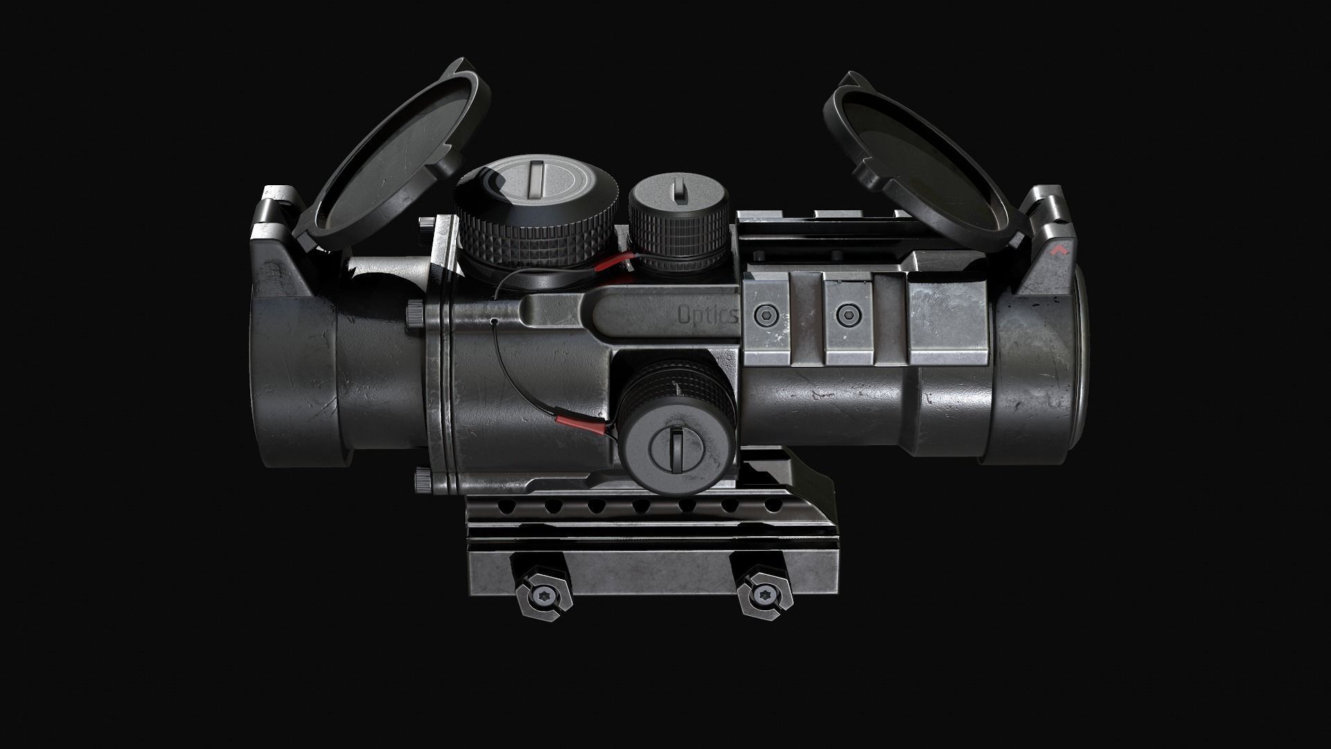 3D model Scope 4X Vortex Spitfire VR / AR / low-poly | CGTrader