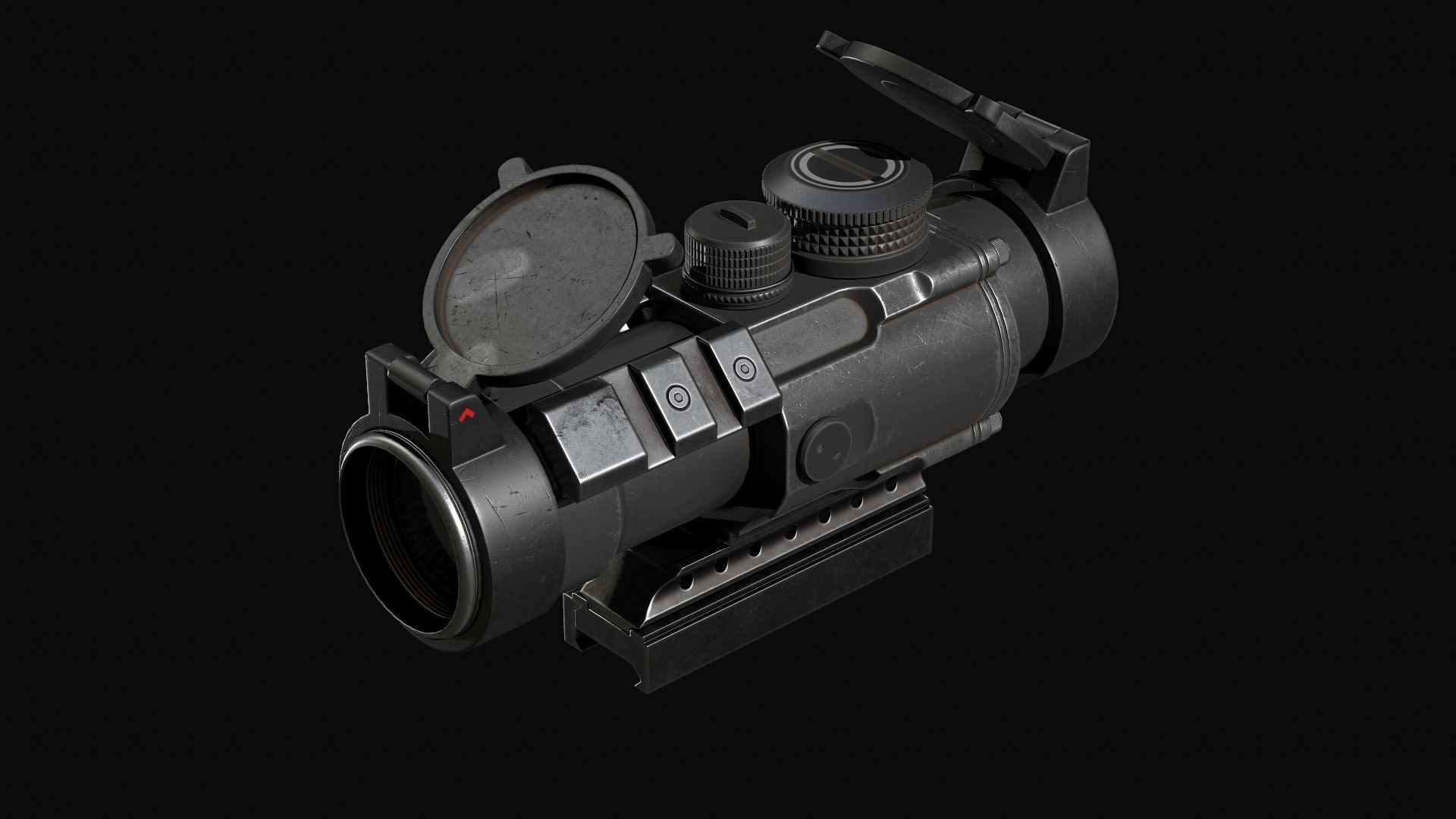 3D model Scope 4X Vortex Spitfire VR / AR / low-poly | CGTrader