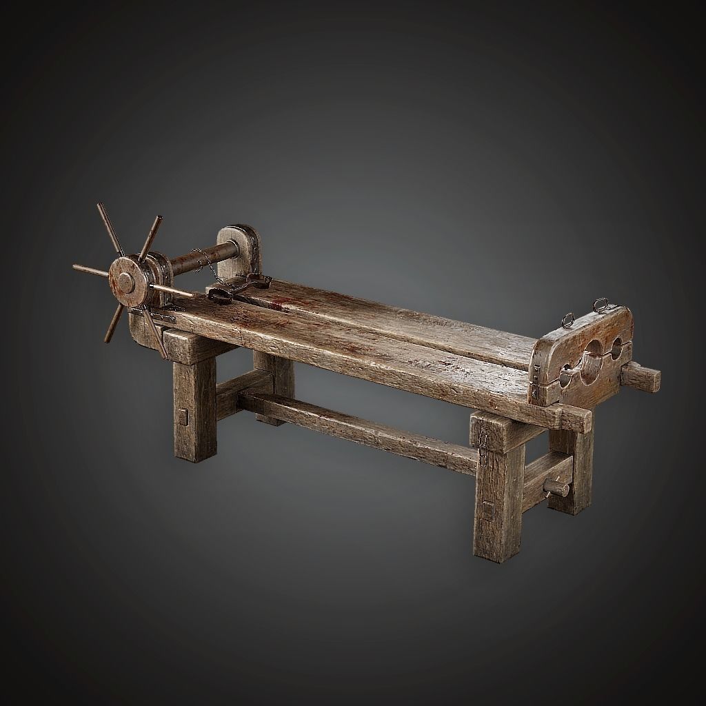 3D model MVL - Torture Table - PBR Game Ready VR / AR / low-poly | CGTrader