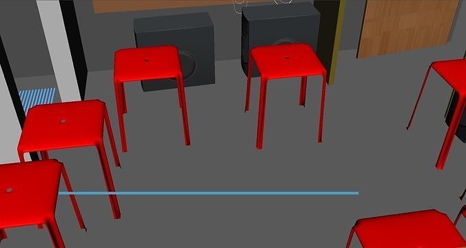 Plastic chair 3D model | CGTrader