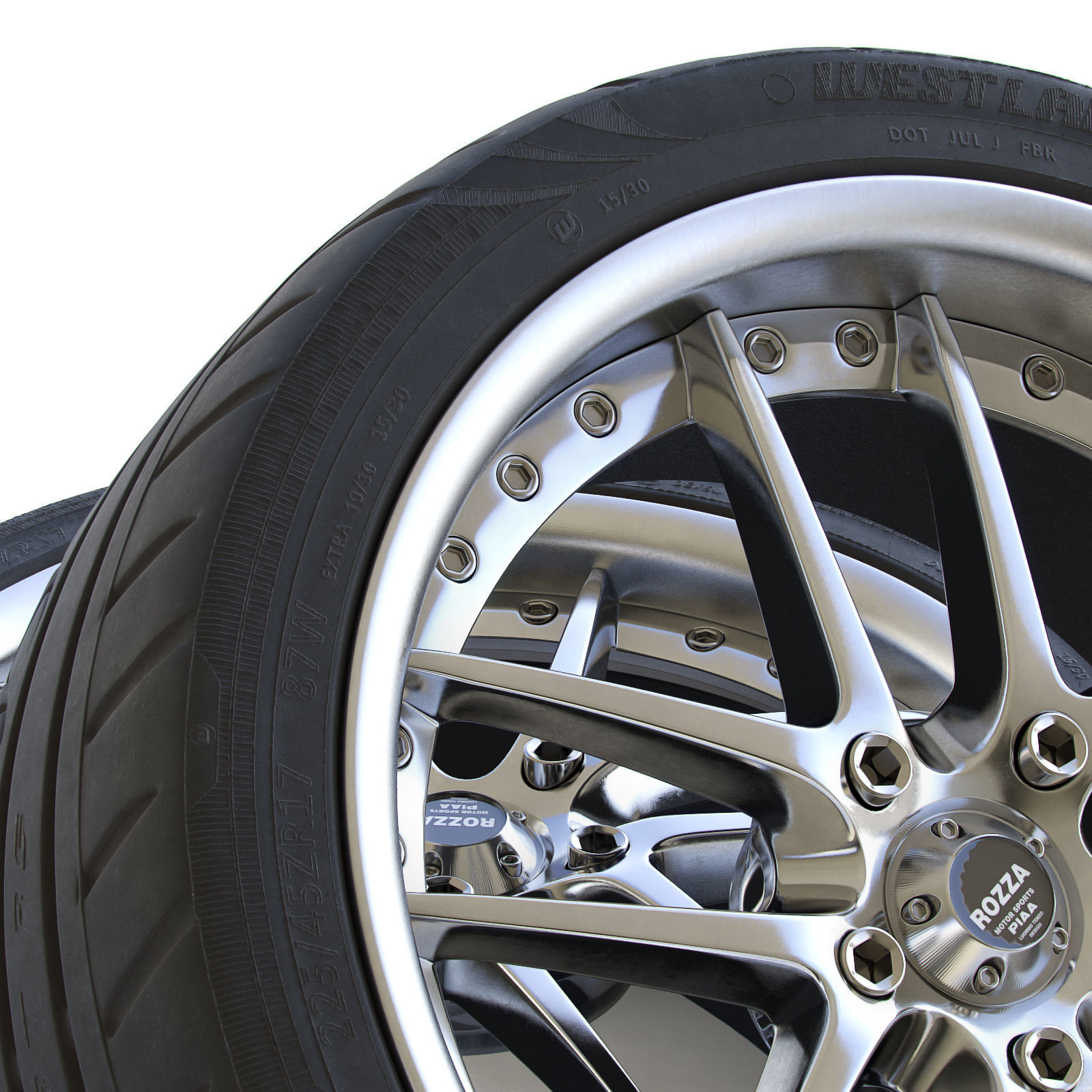 Wheel Piaa Rozza Westlake Rs sport 3D model | CGTrader