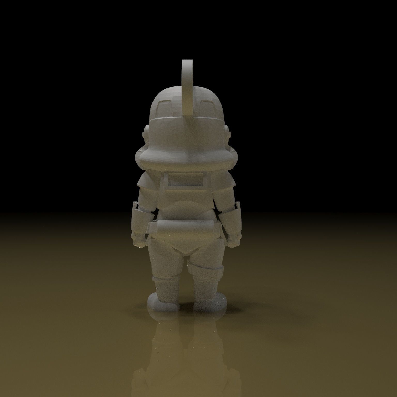 Stormtrooper Keychain 3D model 3D printable | CGTrader