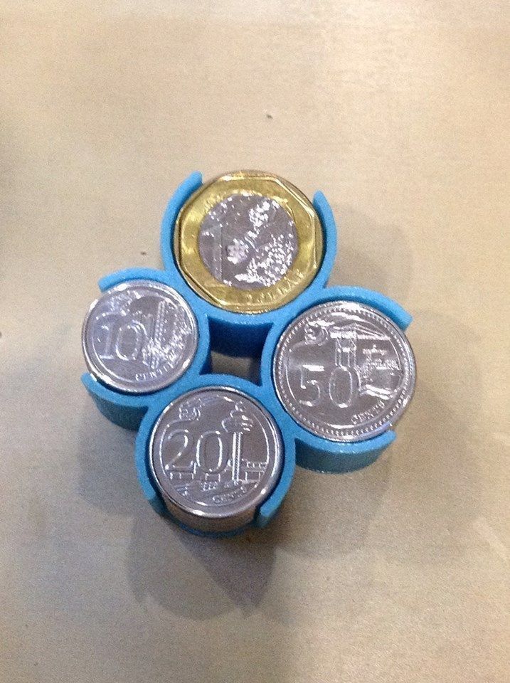 Simple coin holder free 3D model 3D printable | CGTrader