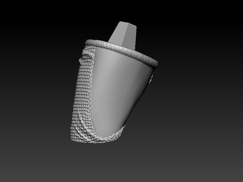 Oola slave crouching 3D model 3D printable | CGTrader