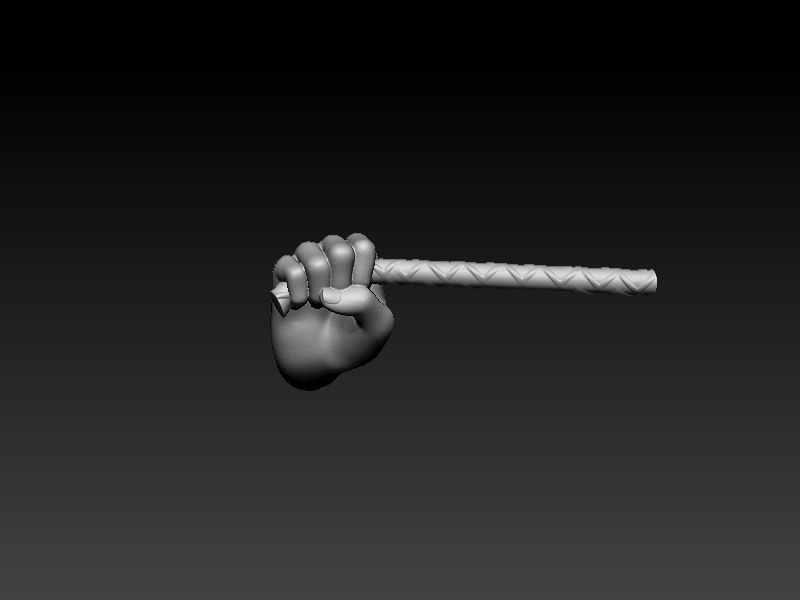 Oola slave crouching 3D model 3D printable | CGTrader