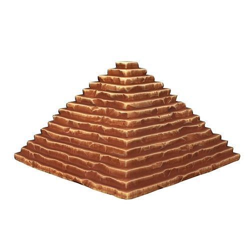 Cartoon Pyramid 3D model | CGTrader