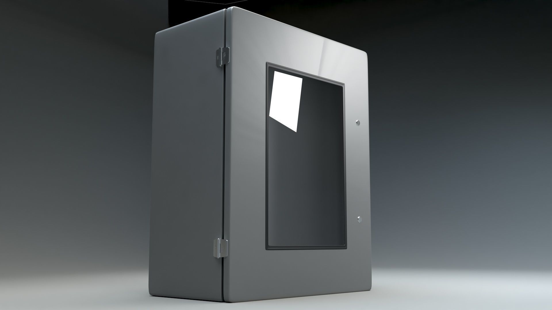 3D asset Commercial CH Windowed Utility Enclosure