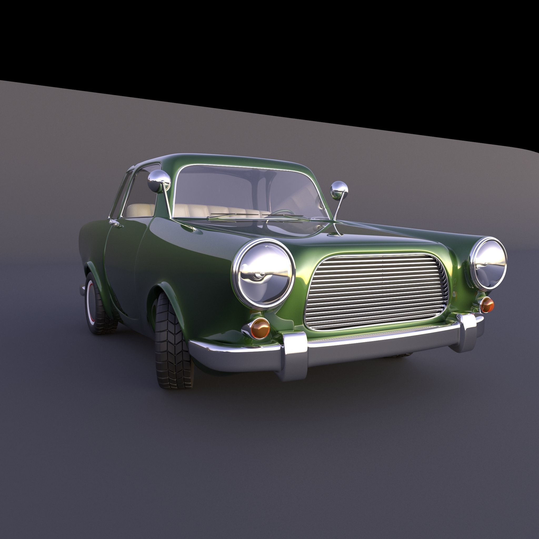 Stylized Car Rigged 3D model animated rigged | CGTrader
