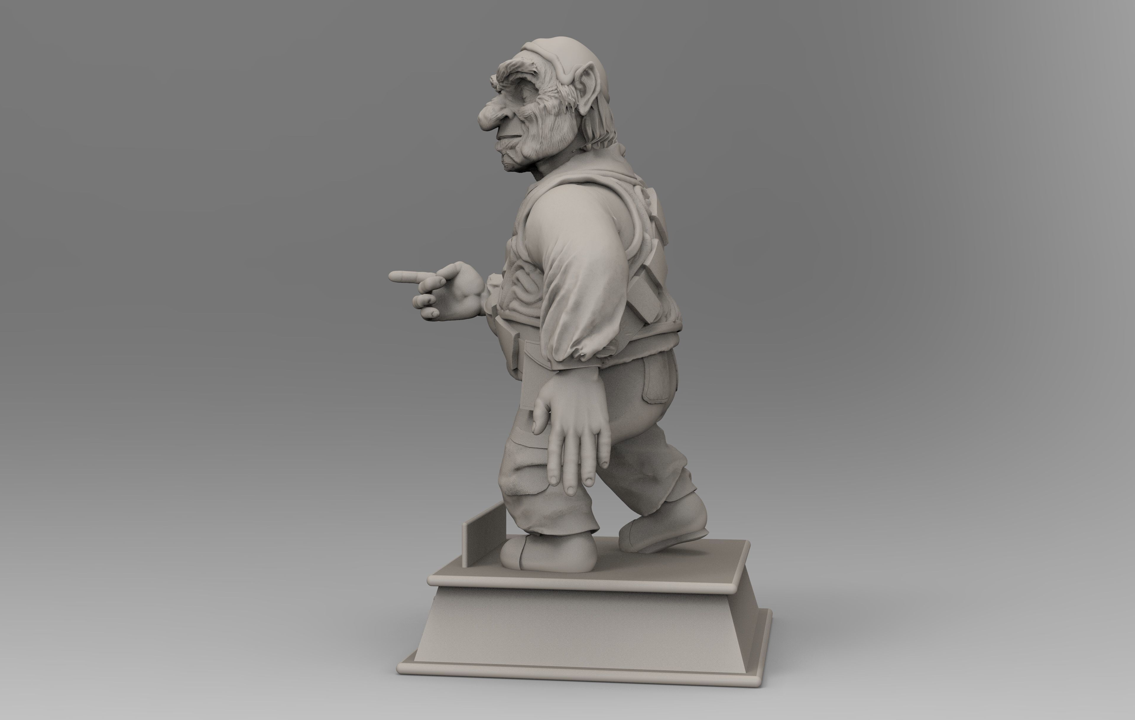 Labyrinth Hoggle Sculpt 3D model 3D printable | CGTrader