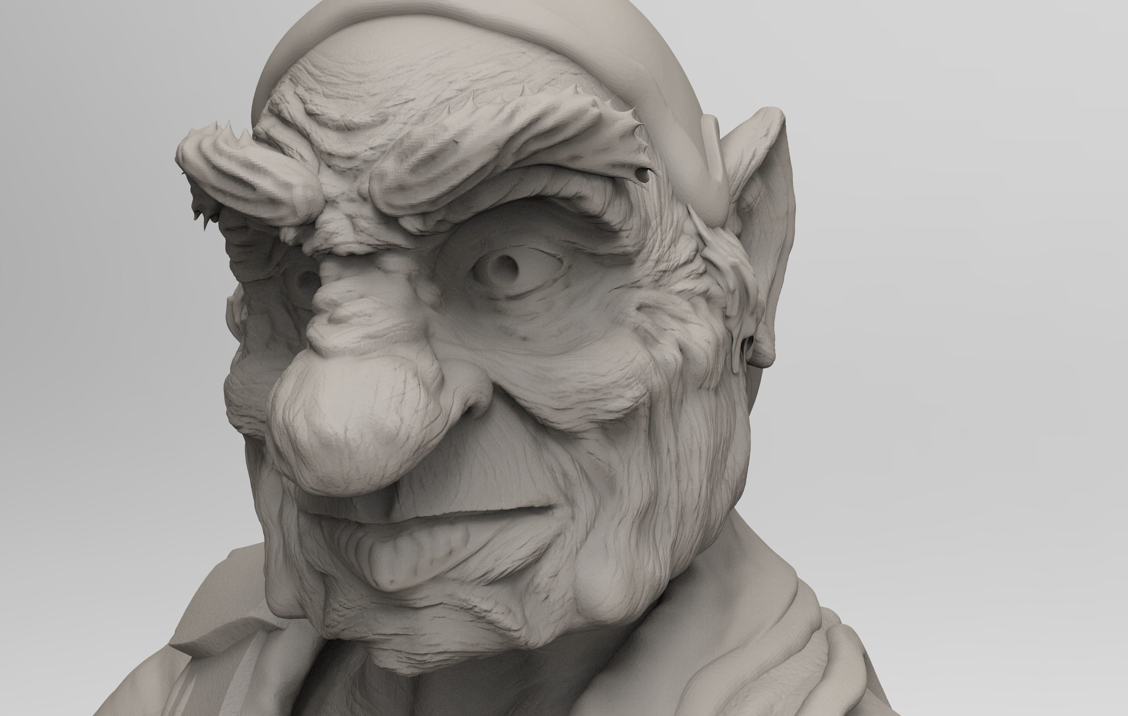 Labyrinth Hoggle Sculpt 3D model 3D printable | CGTrader