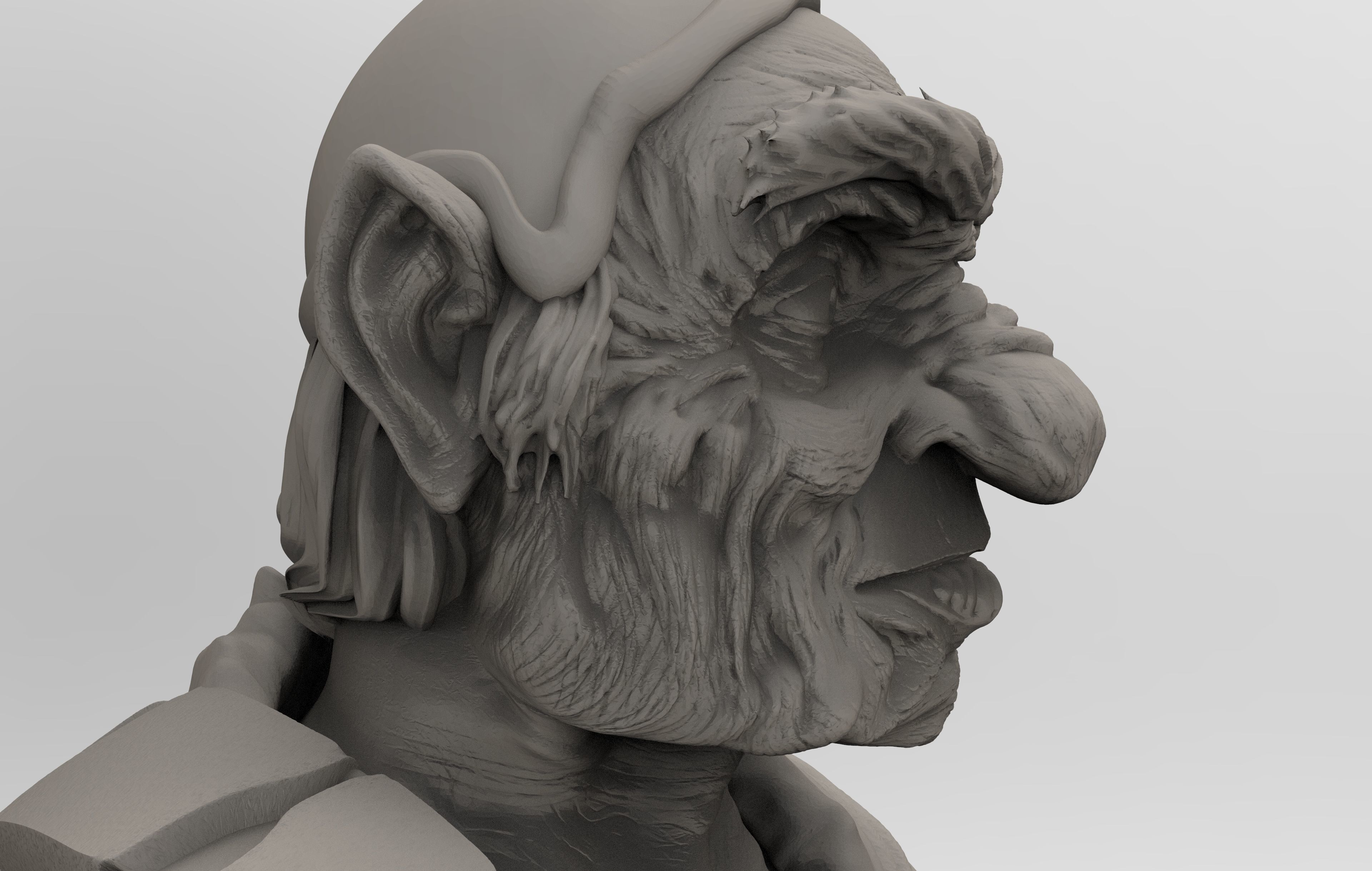 Labyrinth Hoggle Sculpt 3D model 3D printable | CGTrader