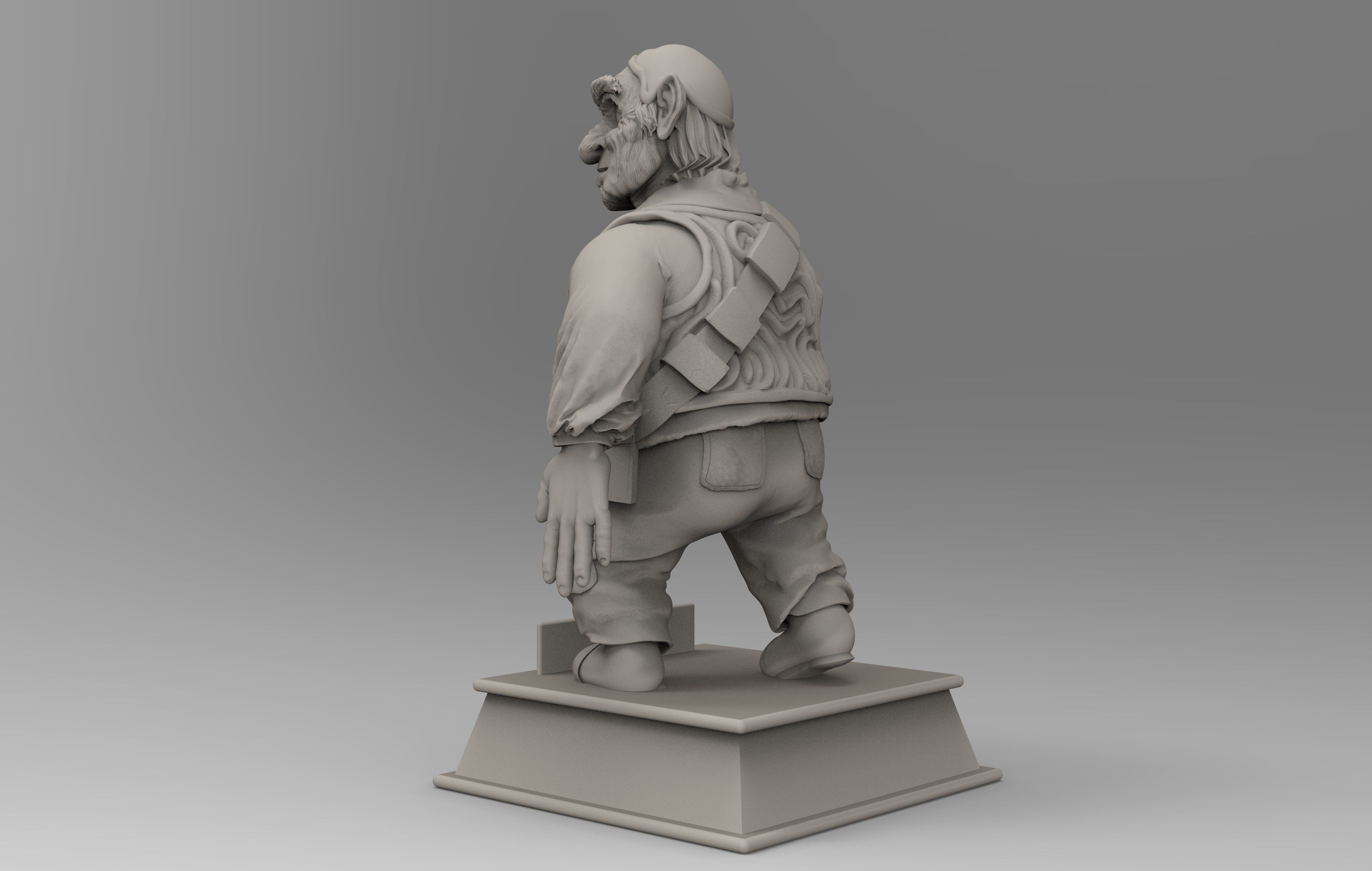 Labyrinth Hoggle Sculpt 3D model 3D printable | CGTrader