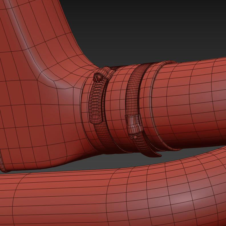 Intercooler Blitz 3D model | CGTrader